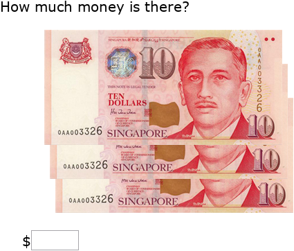 IXL - Count dollars (Primary 1 maths practice)