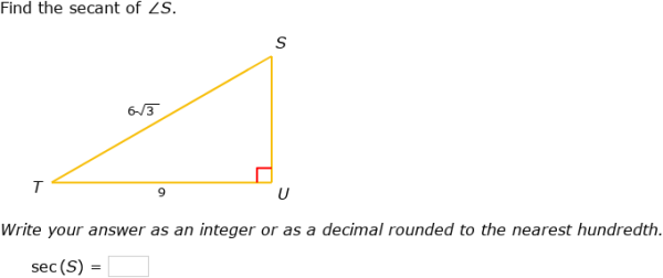 IXL - Trigonometric ratios: csc, sec and cot (Higher 1 maths practice)