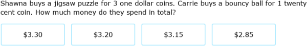 IXL - Add and subtract money - word problems - up to $2 (Primary 2 ...