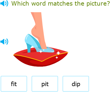 IXL - Choose the short i word that matches the picture: lowercase ...