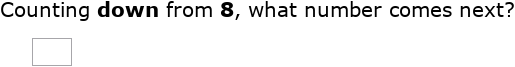 IXL - Count up and down to find the next number - up to 10 ...