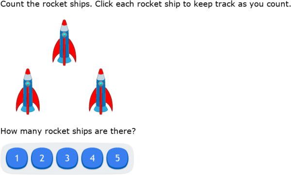 IXL - Learn to count - up to 5 (Kindergarten 1 maths practice)