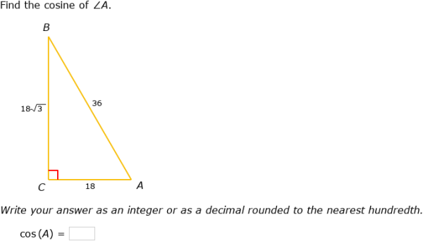 IXL - Trigonometric ratios: sin, cos and tan (Secondary 3 maths practice)