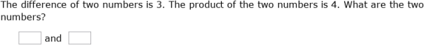 IXL - Find two numbers based on sum, difference, product and quotient ...