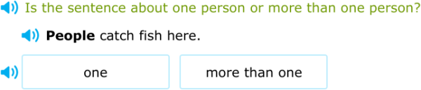 IXL - One or more than one? (Primary 1 English language practice)