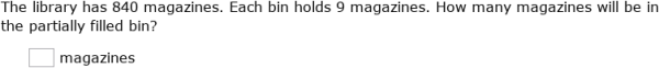 IXL - Divide by one-digit numbers: interpret remainders (Primary 5 ...