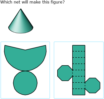IXL - Nets of three-dimensional figures (Secondary 1 maths practice)