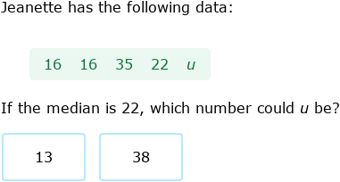 IXL - Mean, median, mode and range (Secondary 4 maths practice)