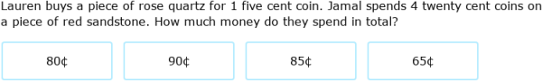 IXL - Add and subtract money - word problems - up to $1 (Primary 2 ...