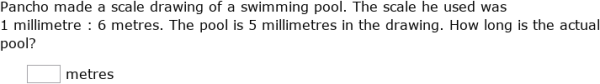IXL - Scale drawings: word problems (Primary 6 maths practice)