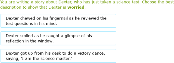 IXL - Show character emotions and traits (Primary 4 English language ...