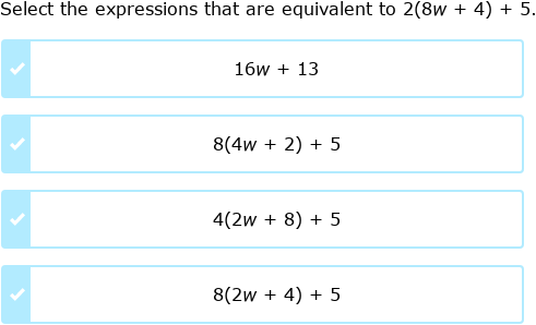 IXL - Identify equivalent linear expressions (Secondary 3 maths practice)