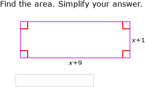 IXL - Multiply polynomials to find area (Secondary 2 maths practice)