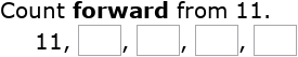 IXL - Count forward and backward - up to 20 (Kindergarten 2 maths practice)