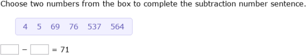 IXL - Choose numbers with a particular difference (Primary 4 maths ...