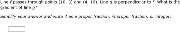 IXL - Gradients of parallel and perpendicular lines (Secondary 3 maths ...