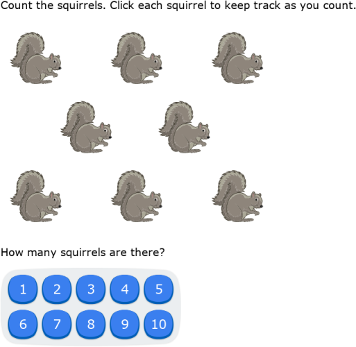 IXL - Learn to count - up to 10 (Kindergarten 1 maths practice)