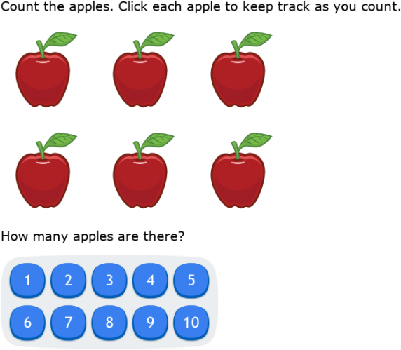 IXL - Learn to count - up to 10 (Kindergarten 1 maths practice)