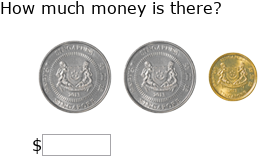 IXL - Count coins and notes - up to $100 note (Primary 3 maths practice)