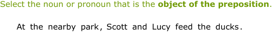 IXL - Identify prepositions and their objects (Primary 3 English ...