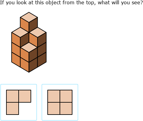 IXL - Front, side and top view (Secondary 1 maths practice)