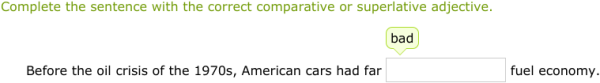 IXL - Good, better, best, bad, worse and worst (Secondary 1 English ...