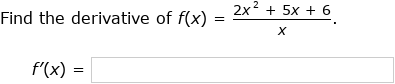 IXL - Find derivatives of rational functions (Secondary 4 maths practice)