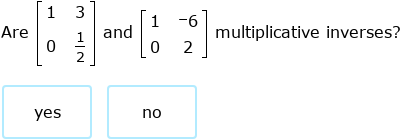 IXL - Identify inverse matrices (Higher 1 maths practice)