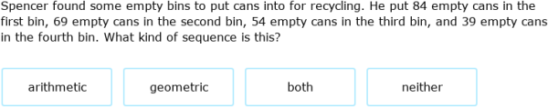 IXL - Identify arithmetic and geometric sequences (Secondary 1 maths ...