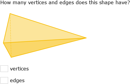 IXL - Count vertices, edges and faces (Primary 5 maths practice)