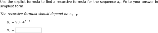 Ixl Convert Between Explicit And Recursive Formulas Higher 2 Maths