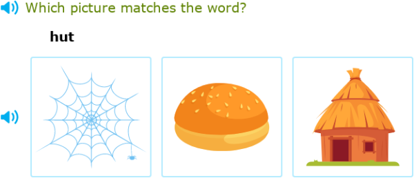 IXL - Choose the picture that matches the short u word: lowercase ...