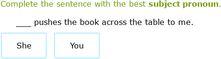IXL - Pronoun-verb agreement (Primary 3 English language practice)