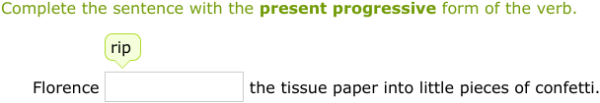 IXL - Form the progressive verb tenses (Primary 6 English language ...