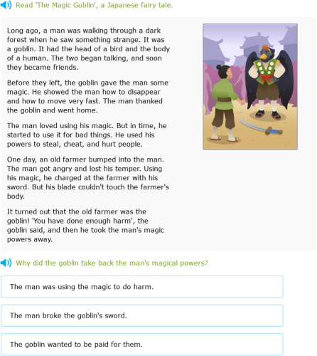 IXL - Determine the themes of myths, fables and folktales (Primary 2 ...