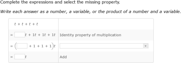IXL - Simplify variable expressions using properties (Secondary 2 maths practice)