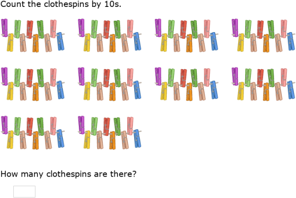 IXL - Counting by twos, fives and tens with pictures (Primary 1 maths practice)