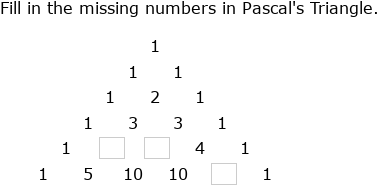 IXL - Pascal's triangle (Higher 2 maths practice)