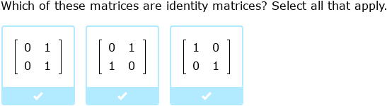 IXL - Matrix vocabulary (Secondary 3 maths practice)