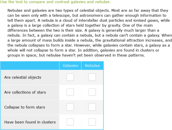 IXL - Compare and contrast in informational texts (Secondary 1 English ...