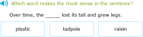 IXL - Complete the sentence with a two-syllable word (Primary 2 English ...