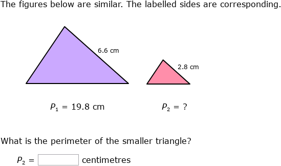 IXL - Perimeters of similar figures (Secondary 4 maths practice)