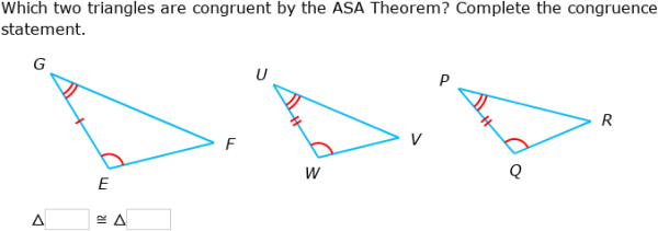 IXL - ASA and AAS Theorems (Secondary 4 maths practice)