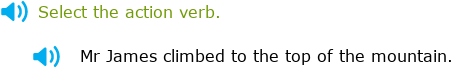 IXL - Identify action verbs (Primary 2 English language practice)