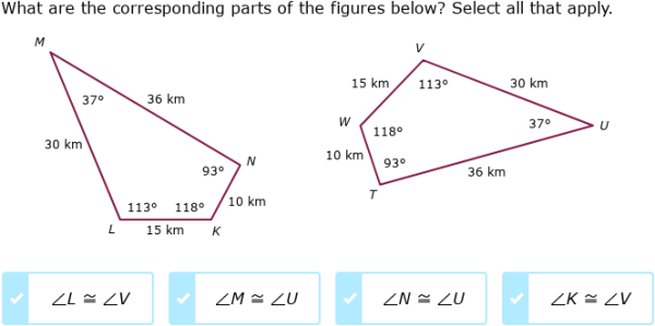 IXL - Congruence statements and corresponding parts (Secondary 4 maths ...