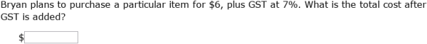 IXL - Percents - calculate GST (Primary 5 maths practice)