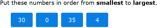 IXL - Put numbers in order (Primary 1 maths practice)