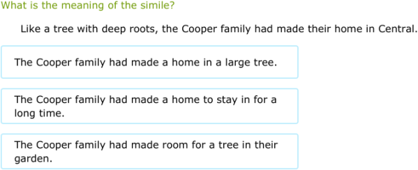 IXL - Determine the meanings of similes (Primary 3 English language ...