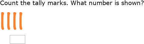 IXL - Tally marks - up to 10 (Kindergarten 2 maths practice)