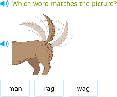 IXL - Choose the short a word that matches the picture (Kindergarten 2 ...
